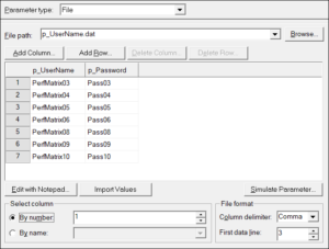 LoadRunner Parameter Type File Date Time Random XML