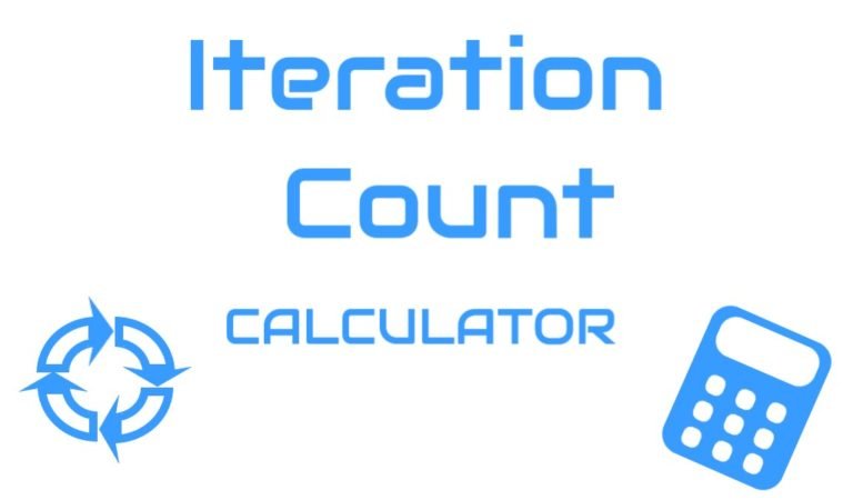 Iteration Calculator | Iteration Rate Calculator | Performance Testing
