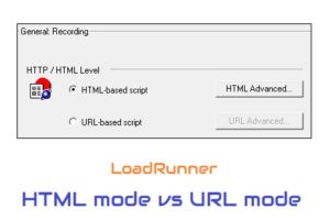 HTML mode Vs URL mode | LoadRunner