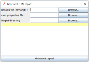JMeter Dashboard Report - GUI mode