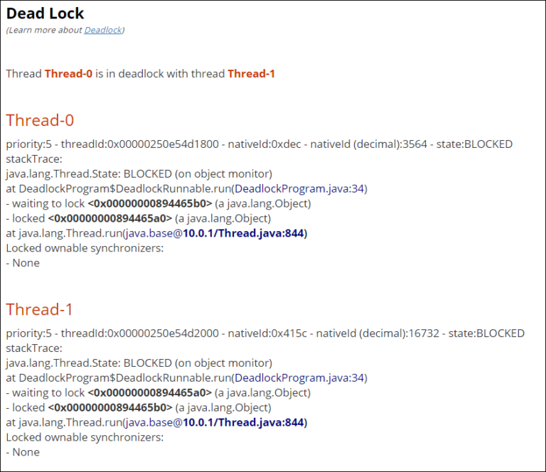fastThread - Thread Dump Analyzer