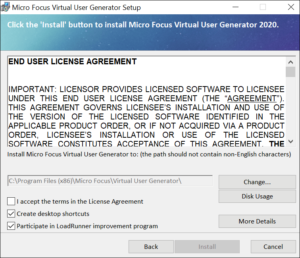 How to install LoadRunner VuGen? - Steps-by-Step Installation of VuGen
