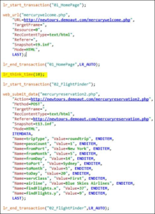 LoadRunner - Runtime Settings - Think Time