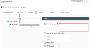 LoadRunner - Runtime Settings - Content Check - PerfMatrix