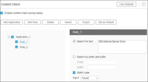 LoadRunner - Runtime Settings - Content Check - PerfMatrix