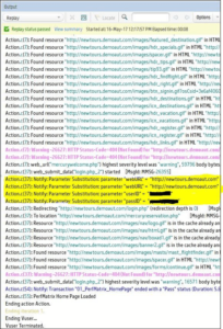 LoadRunner - Runtime Settings - Log - Standard Log | Extended Log