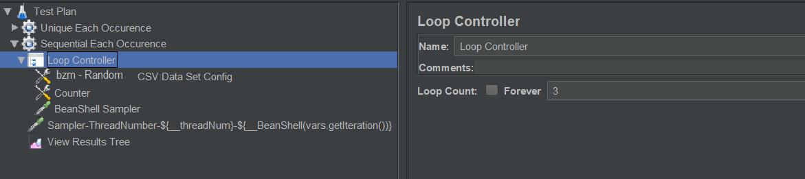 JMeter Parameter Setting - Random Each Occurrence - PerfMatrix
