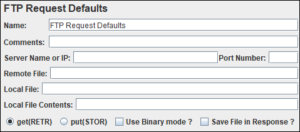JMeter - FTP Request Defaults | FTP FTPS SFTP JMeter Script