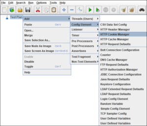 JMeter - HTTP Cookie Manager - How to use