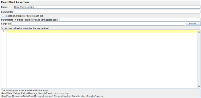 JMeter - BeanShell Assertion - How to add BeanShell Assertion