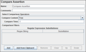 JMeter - Compare Assertion - How to compare the response
