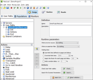 NeoLoad - Test Script Recording - Step-by-step Guide