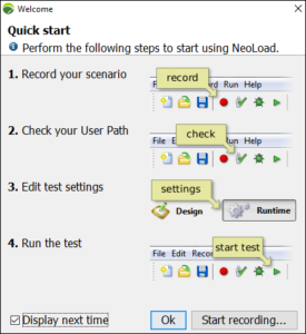NeoLoad - Test Script Recording - Step-by-step Guide
