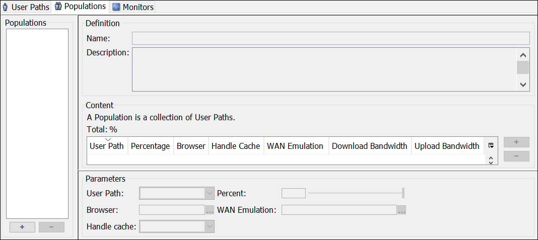 NeoLoad - Populations - How to create | User Load Distribution