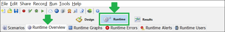 NeoLoad - Runtime Overview - Runtime Details during Execution