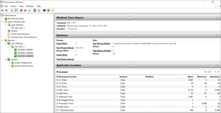 PerfMon - Data Collector Set | Windows Server Monitoring