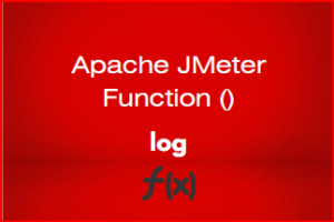 Apache JMeter - log Function
