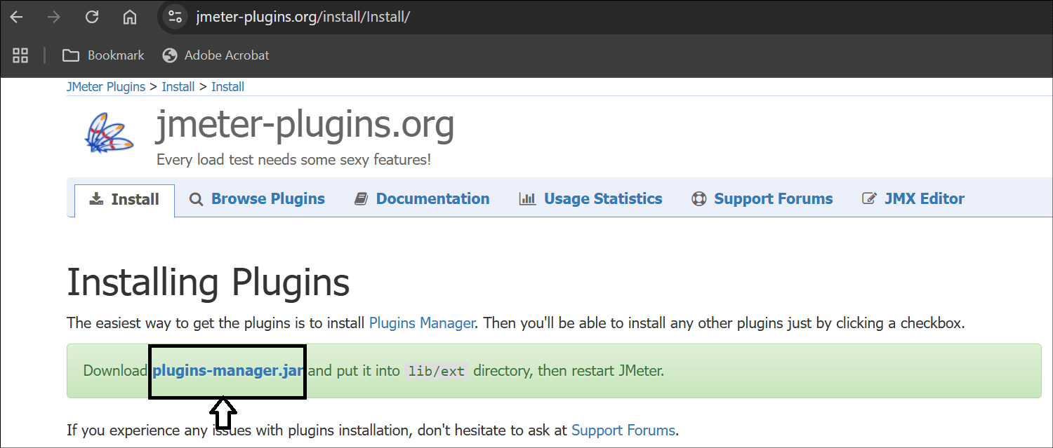 JMeter Plugins Manager Installation