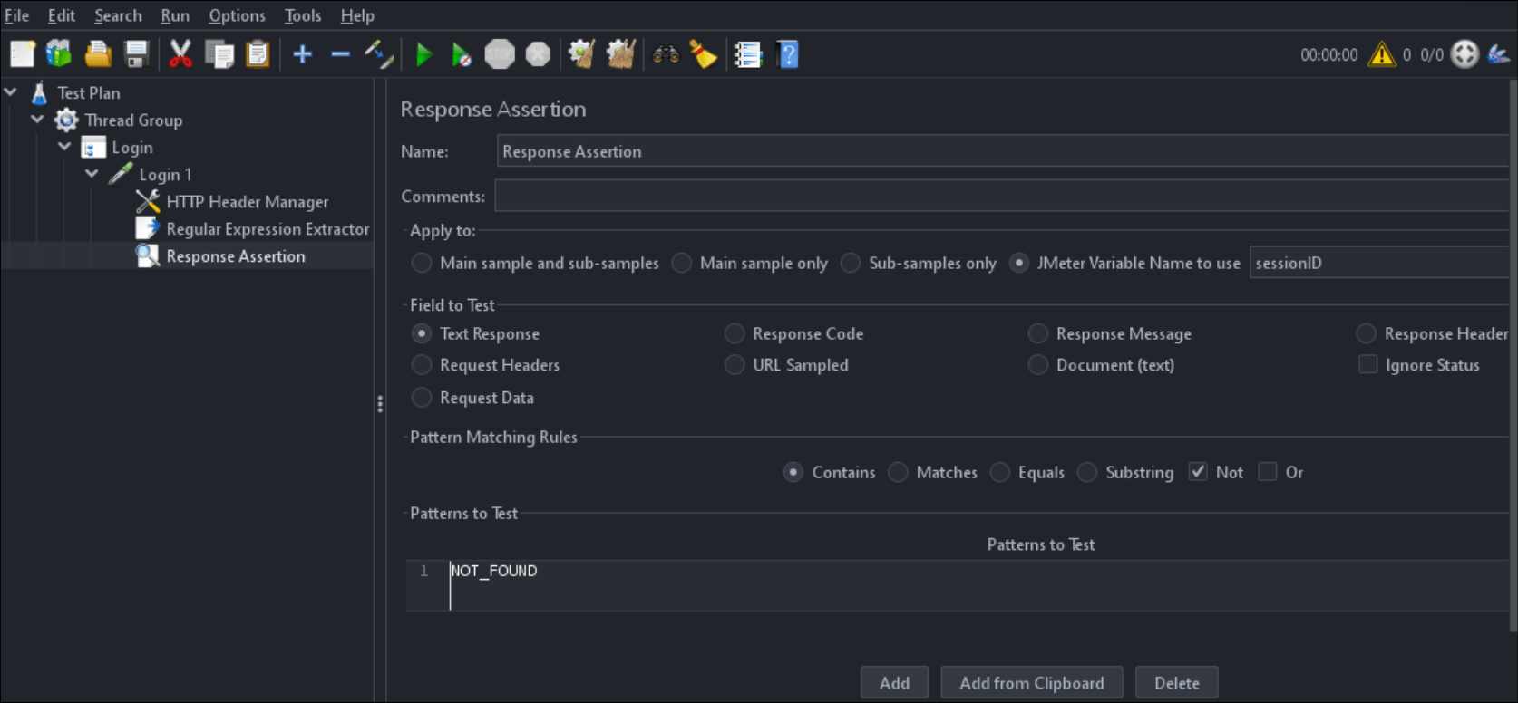 JMeter Dynamic Value Verification